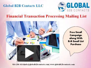 PPT – Financial Transaction Processing Mailing List PowerPoint presentation | free to download ...