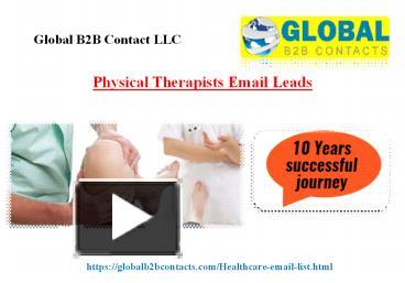 PPT – Physical Therapists Email Leads PowerPoint presentation | free to ...