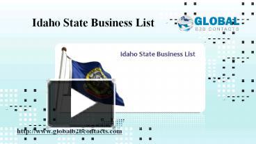 PPT – Idaho State Business List PowerPoint presentation | free to ...