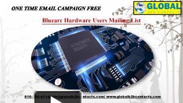 PPT – Bluearc Hardware Users Mailing List PowerPoint presentation | free to download - id ...