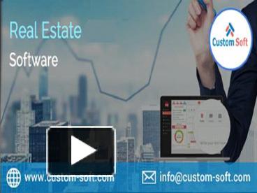 Real Estate Web Site Development by CustomSoft presentation | free to download