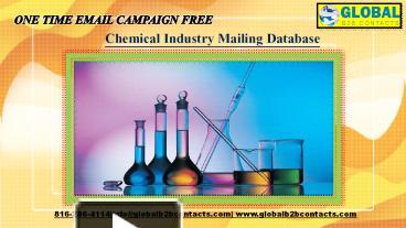 PPT – Chemical Industry Mailing Database PowerPoint presentation | free ...