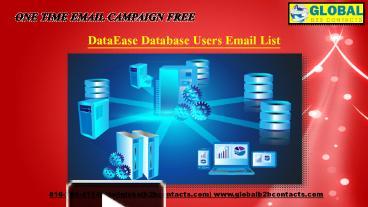 DataEase Database Users Email List presentation | free to download