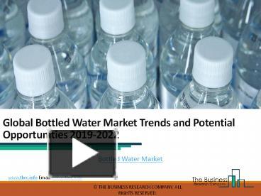 PPT – Bottled Water Market Analysis 2021 PowerPoint presentation | free ...