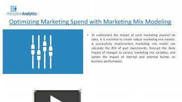 PPT – Optimizing Marketing Spend with Marketing Mix Modeling PowerPoint presentation | free to ...