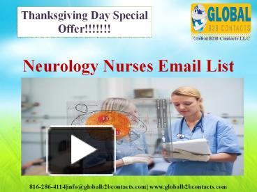 Neurology Nurses Email List presentation | free to download