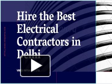 PPT – Electrical Contractor in Delhi | Best Electrical Contractors Delhi (1) PowerPoint ...