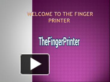 PPT – Notary Public , Fingerprinting - thefingerprinter.com PowerPoint ...