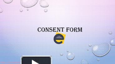 consent form presentation | free to download