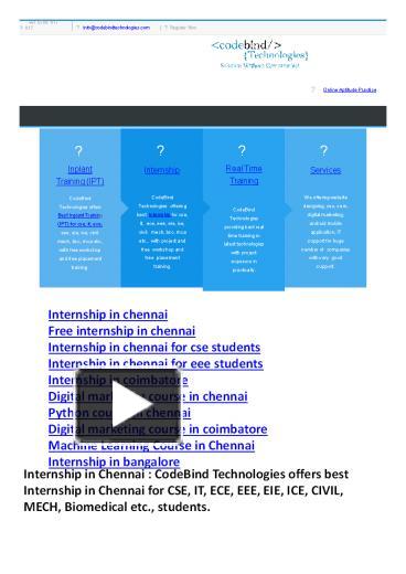 Ppt Python Course In Chennai Powerpoint Presentation Free To