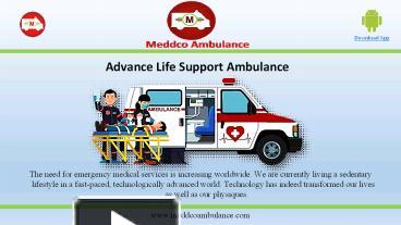 24*7 Online Booking Ambulance Services In India | Emergency Ambulance App presentation | free to ...