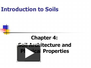 Introduction to Soils presentation | free to view