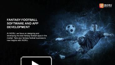 PPT – Fantasy Football App Development PowerPoint presentation | free ...