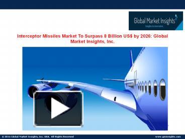 Interceptor Missiles Market Overview and Product Scope over 2020 - 2026 presentation | free to ...