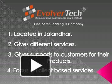 PPT – evolvertech (1) PowerPoint presentation | free to download - id: 8f9223-NjE2N