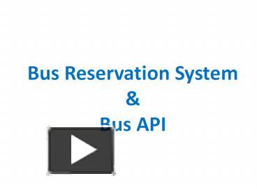 Bus Reservation System | Ready made Clone Script | DOD IT Solutions presentation | free to download