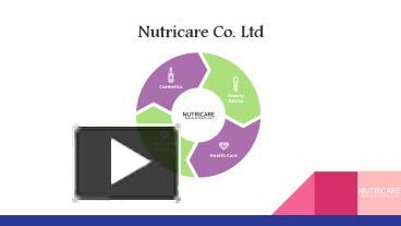 PPT – Nutricare Co. Ltd PowerPoint presentation | free to download - id: 8fcbd8-OGY1M