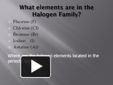 halogen group presentation | free to download