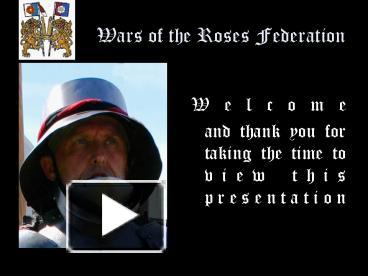 PPT – Wars of the Roses Federation PowerPoint presentation | free to ...