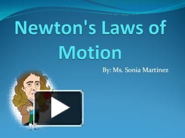 PPT – Newton's law of motion PowerPoint presentation | free to download ...