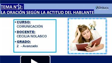 PPT – oracion y lenguaje PowerPoint presentation | free to download ...