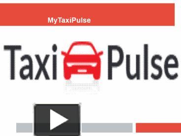 Taxi Dispatch Solution presentation | free to download