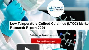 PPT – Low Temperature Cofired Ceramics (LTCC) Market Research Report 2020 PowerPoint ...