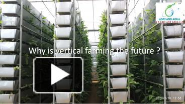 Why is vertical farming the future ? presentation | free to download