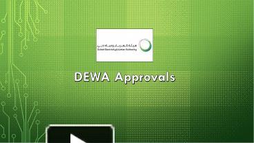 DEWA Approvals presentation | free to download