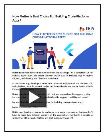 How Flutter Is Best Choice For Building Cross-Platform Apps? presentation | free to download
