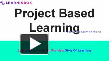 Exclusive Project based learning- LearnInbox | AI & software presentation | free to download