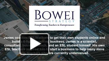 PPT – Tutoring English Online - Bowei Strategy PowerPoint presentation | free to download - id ...
