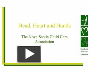 Head, Heart and Hands presentation | free to view