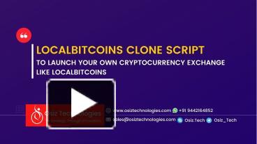 PPT – Benefits of Our White Label Local bitcoin clone software PowerPoint presentation | free to ...