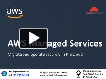 AWS Cloud Managed Services presentation | free to download