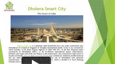 PPT – Residential Projects in Dholera Sir | Dholera Smart City ...