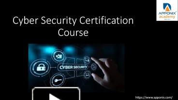 PPT – Cyber Security Certification Course PowerPoint presentation | free to download - id ...