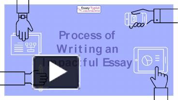 Process of Writing an Impactful Essay presentation | free to download
