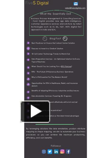 PPT – FiveS Digital - Blog PowerPoint presentation | free to download - id: 93583c-MDVlY