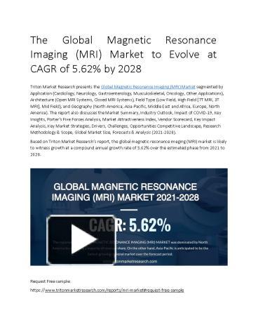 PPT – Global Magnetic Resonance Imaging (Mri) Market | Size PowerPoint presentation | free to ...