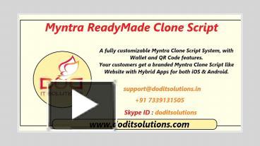 PPT – Myntra ReadyMade Clone Script - DOD IT Solutions PowerPoint presentation | free to ...