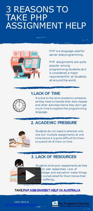 Ppt 3 Reasons To Take Php Assignment Help Powerpoint Presentation