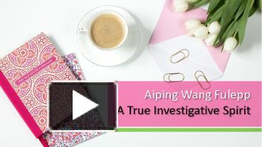 Aiping Wang Fulepp - Expert Teacher And Educator (1) presentation | free to download