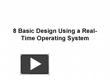 PPT – 8 Basic Design Using a RealTime Operating System PowerPoint presentation | free to view ...