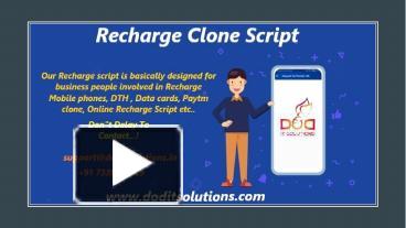 Recharge script | Mobile Recharge Php and Asp.net Script | DOD (3) presentation | free to download
