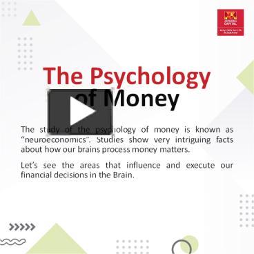 The Psychology of Money - ABSLMF presentation | free to download