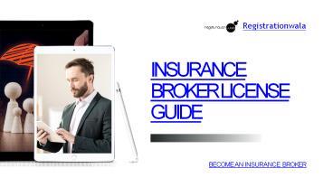 PPT – Insurance Broker License Cost, Process And Renewal In India PowerPoint presentation | free ...