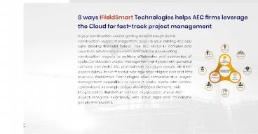 PPT – 8 ways iFieldSmart Technologies helps AEC firms leverage the Cloud for fast-track project ...