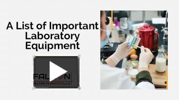 A List of Important Laboratory Equipment presentation | free to download