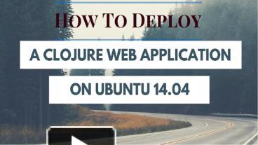 PPT – VEXXHOST Private Cloud - How To Deploy a Clojure Web Application on Ubuntu 14.04 ...